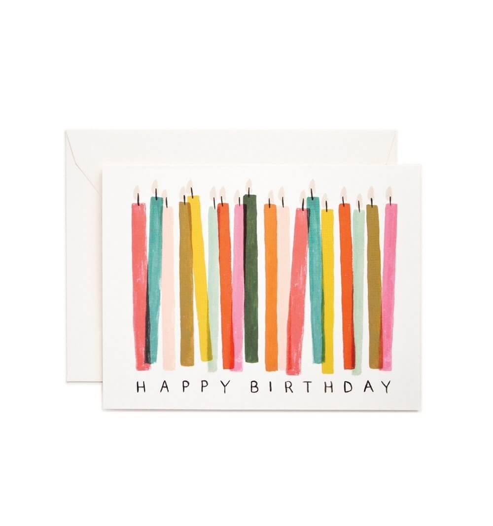 Happy Birthday Candles Card